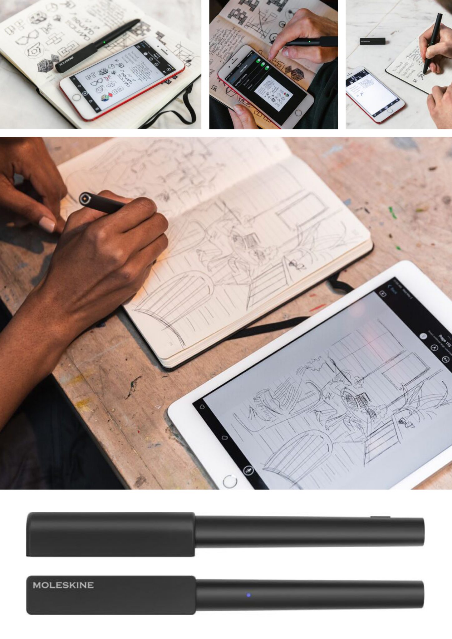 MOLESKINE® SMART Writing Set - Camisa AS